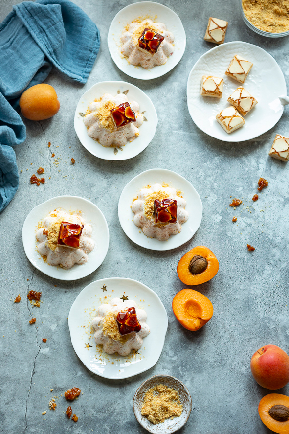 Apricot Semifreddo with Caramelized Puffs | Recipe | Forno Bonomi